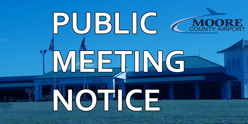 Airport Authority Monthly Meeting – March 19th – Moore County Airport ...